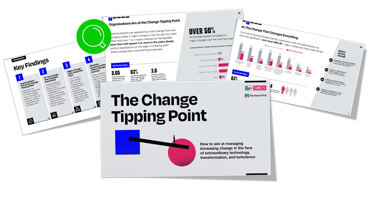 [Free Research Report] The Change Tipping Point | The Grossman Group