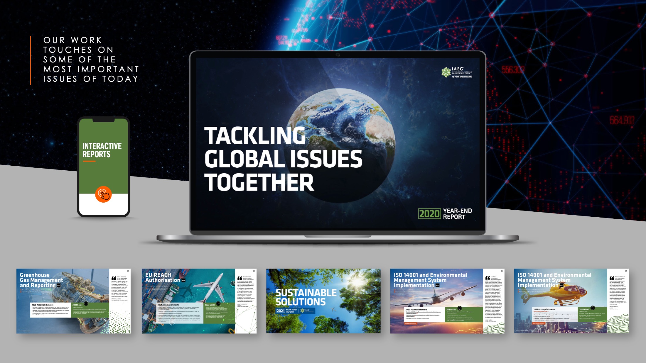IAEG Case Study | Interactive Design for Global Facing Reports