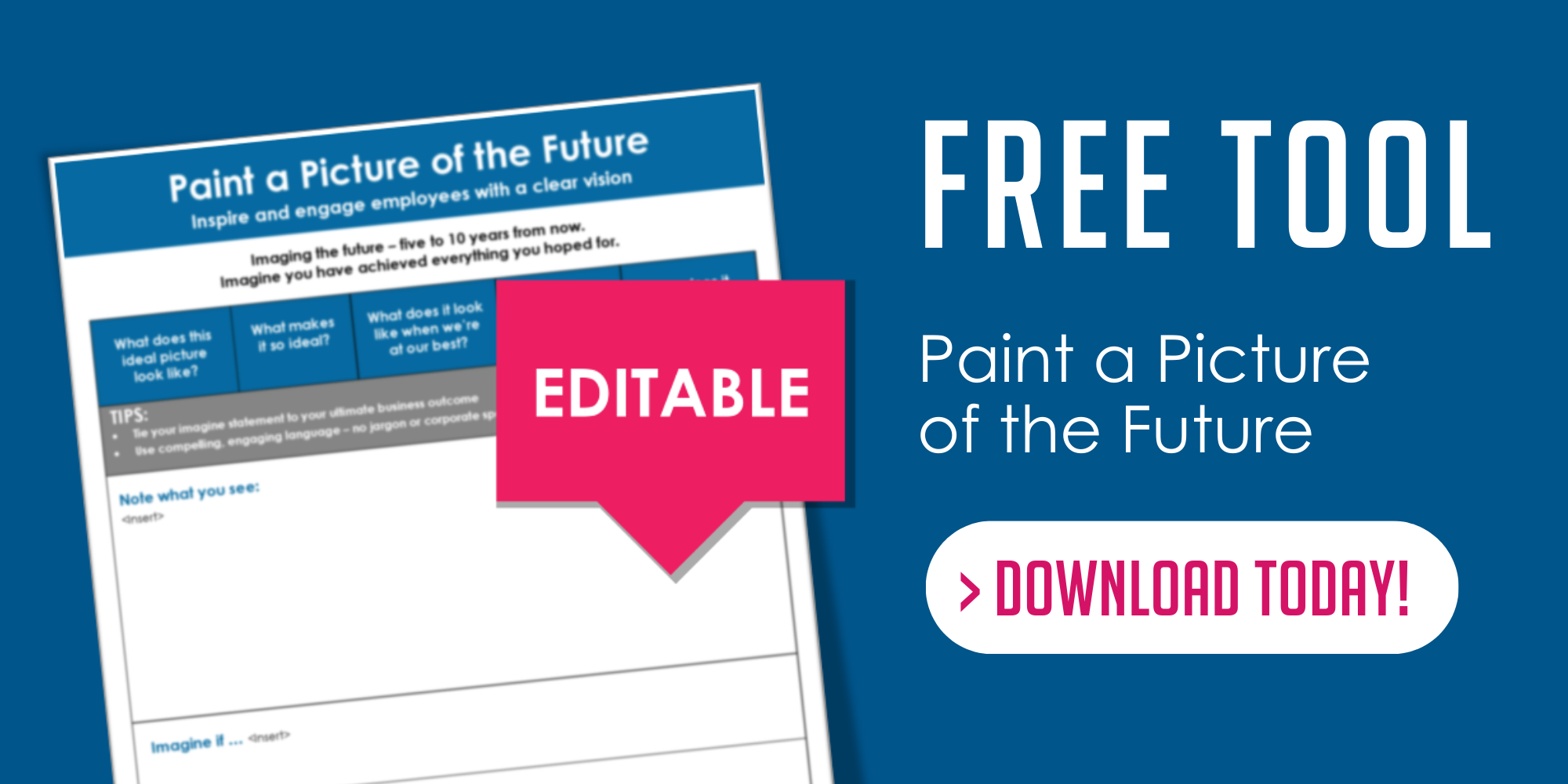 [Free Tool] Paint a Picture of the Future Download | The Grossman Group
