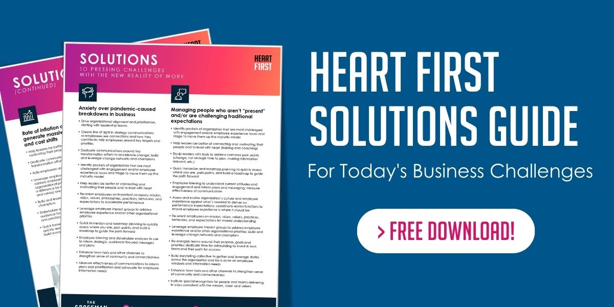 [Free Two-Page Guide] Heart First Solutions | The Grossman Group